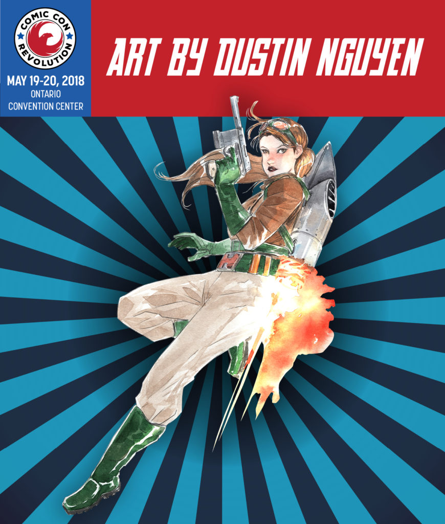 Cool Art: Dustin Nguyen Designs New Mascot For ComicCon Revolution ...