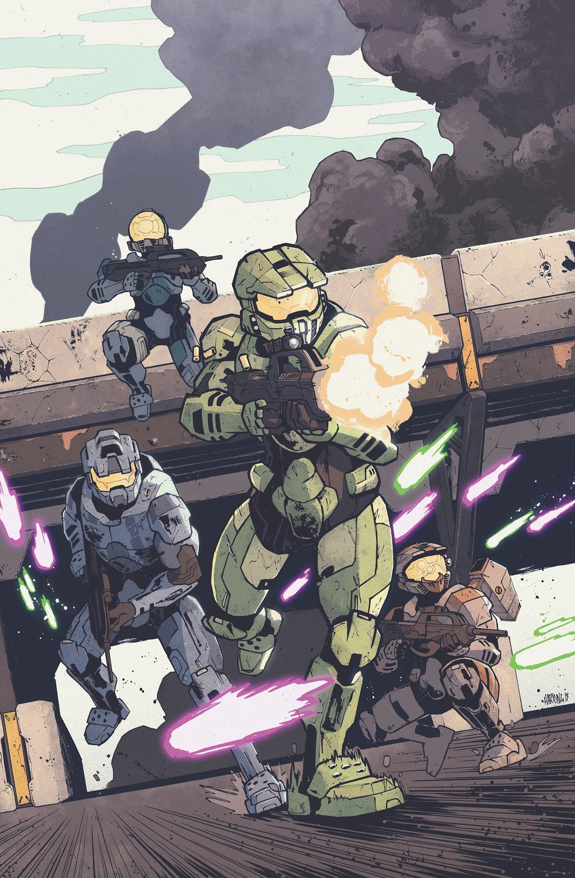 Collateral Damage: New Halo Comic Series Will Feature The Master Chief ...
