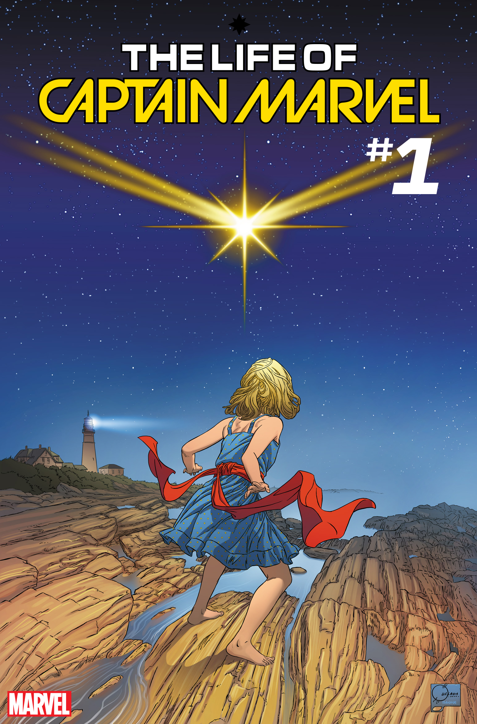 Joe Quesada’s Variant Cover For The Life Of Captain Marvel #1 Revealed ...