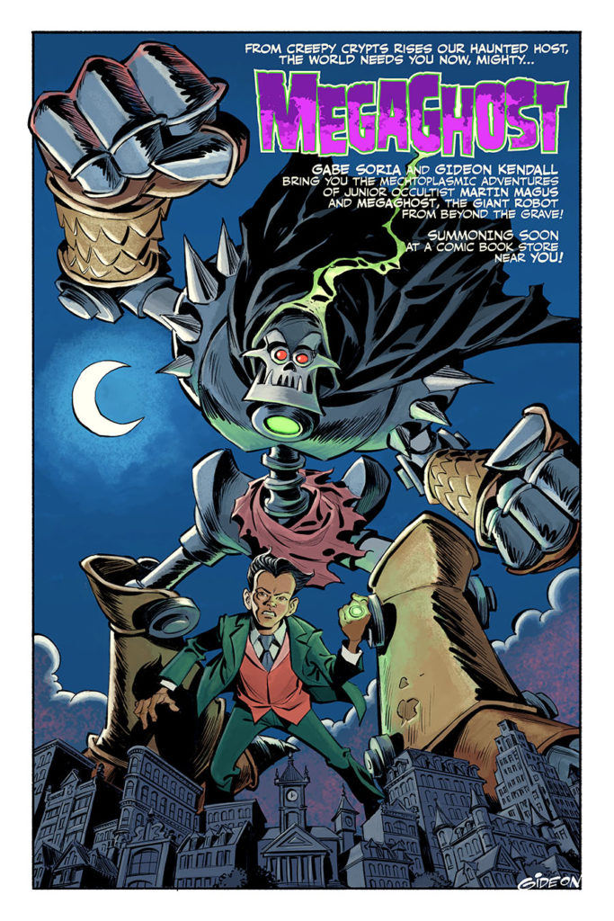 Feast Your Eyes On The Outrageous Artwork Of MegaGhost #1 – COMICON