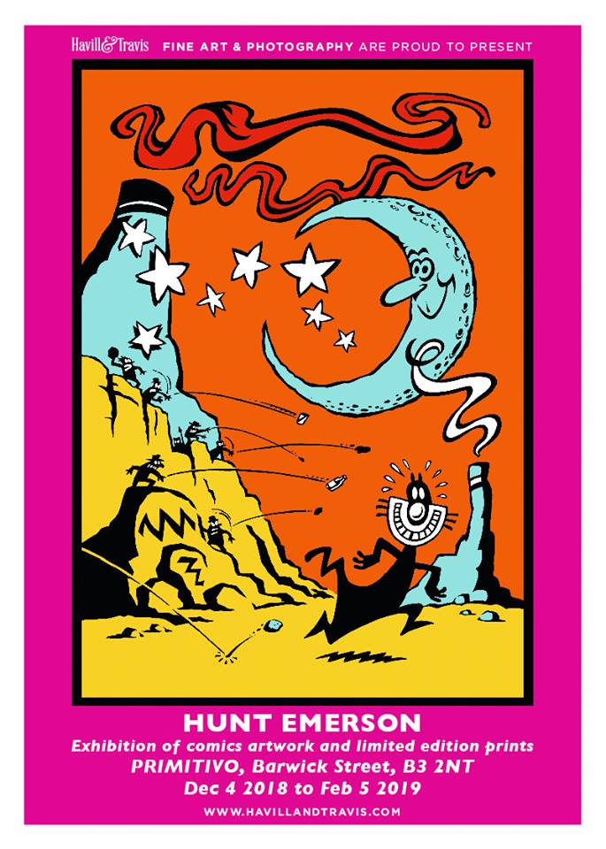 Hunt Emerson Art Exhibition Opens In Birmingham In December – COMICON