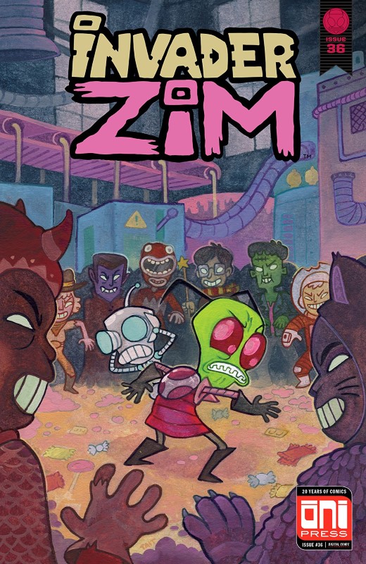 Halloween Fun And Candy Monstrosities In Invader Zim #36 – COMICON