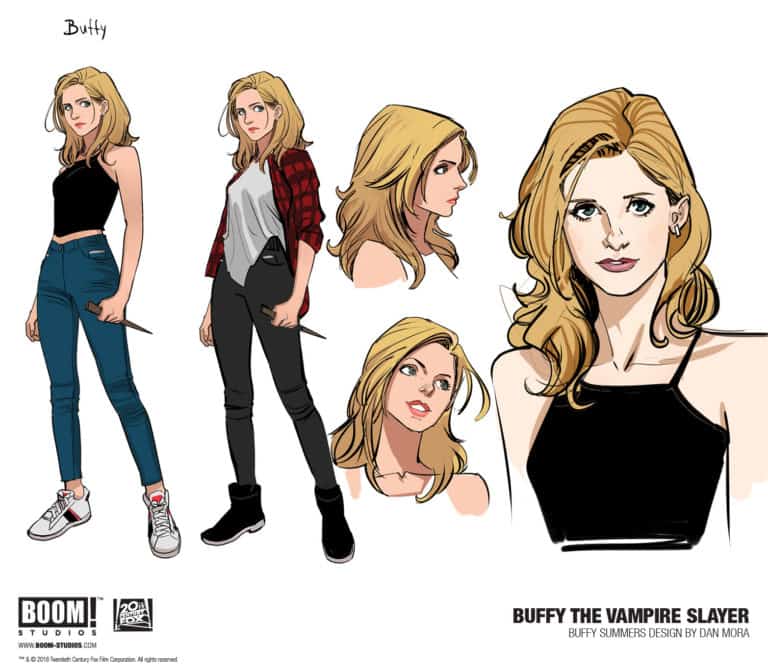 Dan Mora’s Buffy Character Designs Are As Amazing As You’d Expect – COMICON
