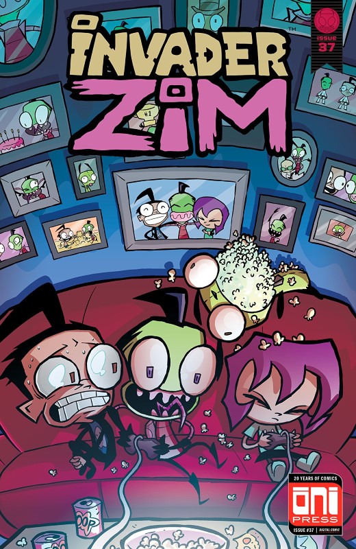 Zim And Gaz Comic Invader Zim #1 From Oni Press Zim Is Back | The