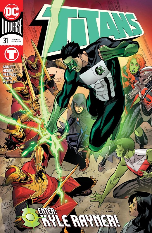Green Lantern Kyle Rayner Takes The Stage In Titans #31 – COMICON