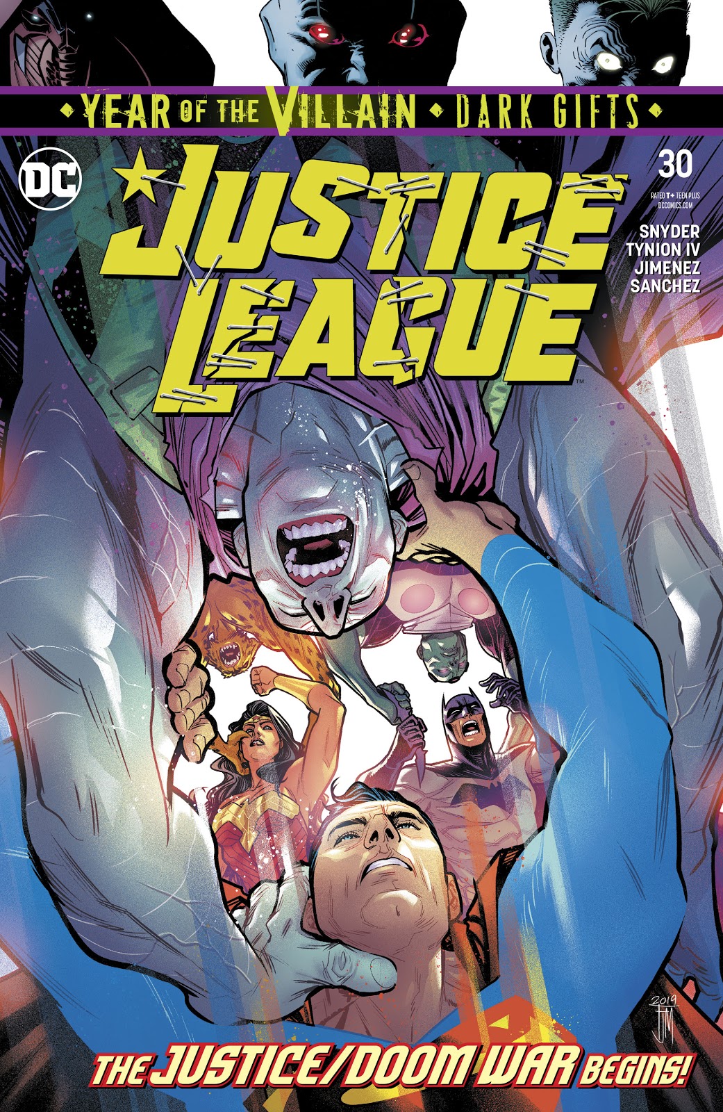 Battle Lines Drawn And Crossed In Justice League #30 From Snyder ...