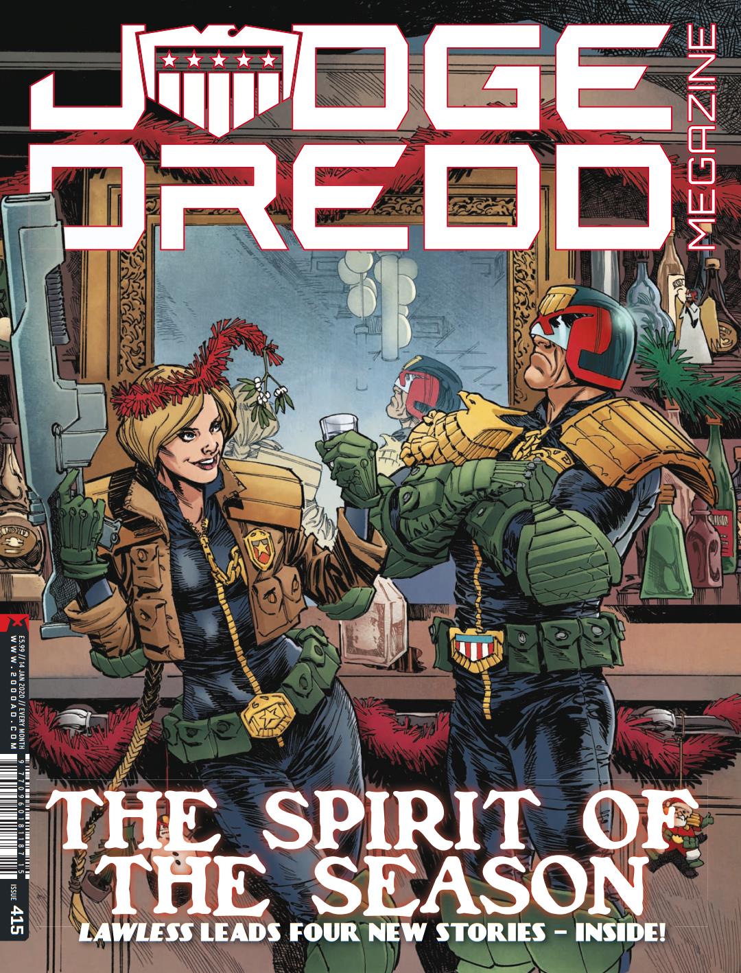 The Monthly Megazine #415: Jolly Holidays With Dredd? – COMICON