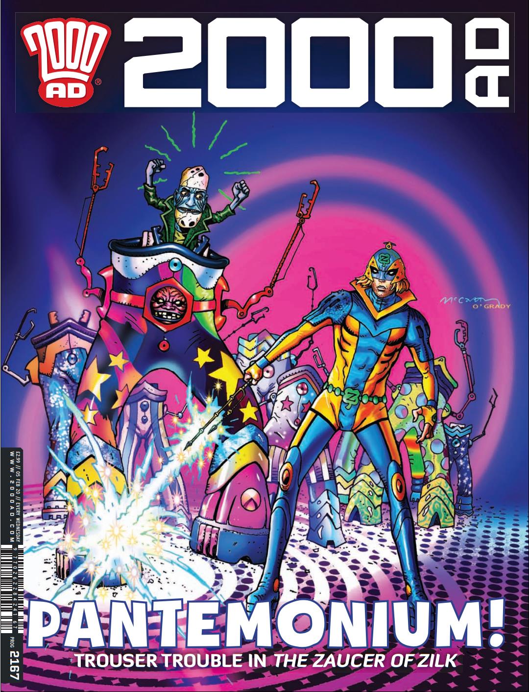 The Weekly 2000 AD Prog #2167: Pantemonium With Zaucer of Zilk – COMICON