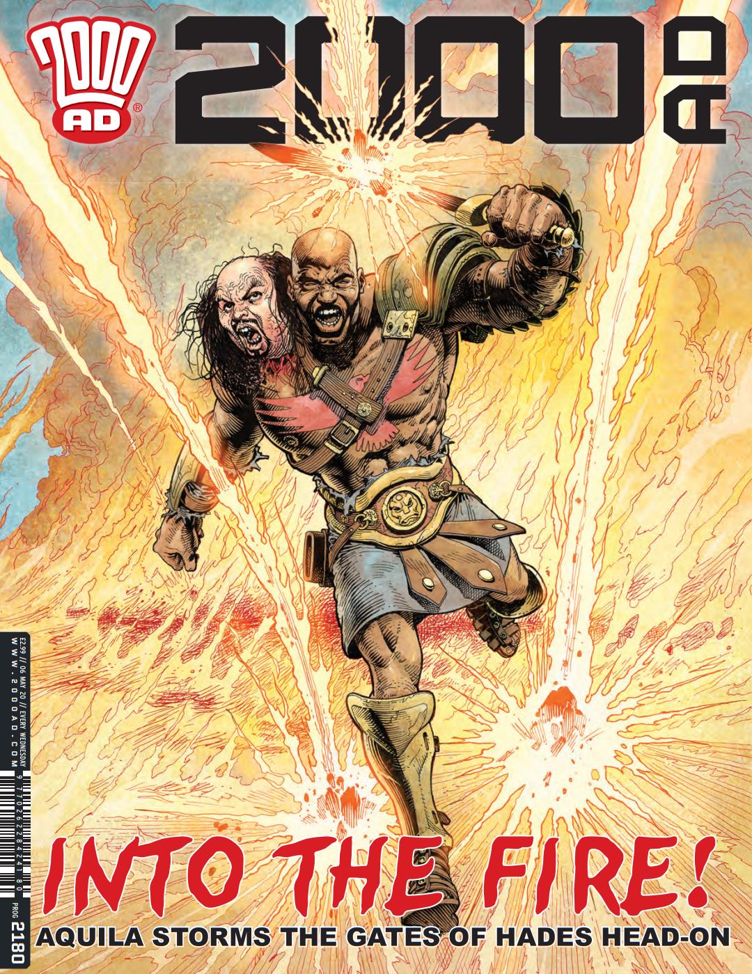 The Weekly 2000 AD Prog 2180: Aquila Heads Into Hades – COMICON
