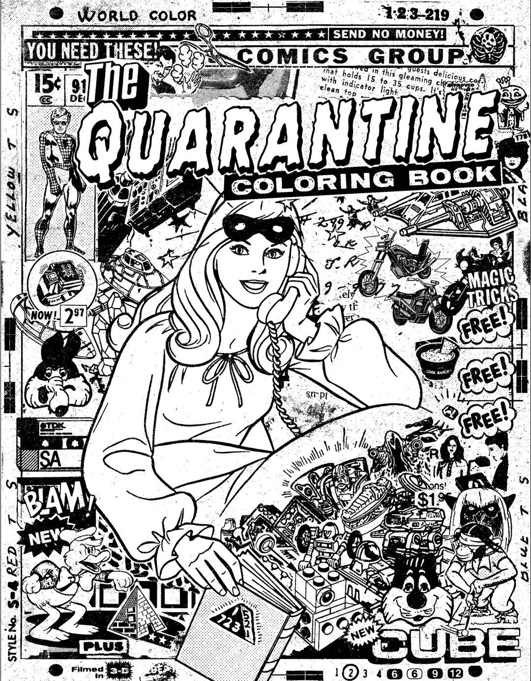The Quarantine Coloring Book: Color, Share, Donate – COMICON