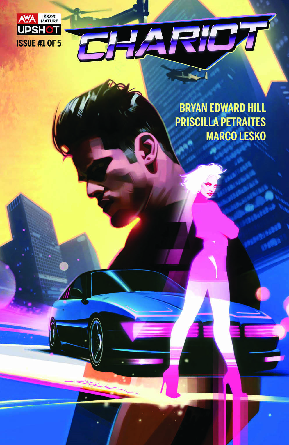 AWA Upshot Reveals The Eighties Inspired Variant Covers For ‘Chariot ...