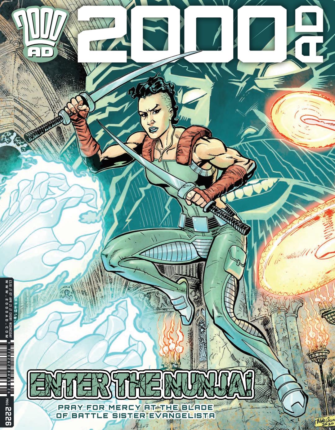 The Weekly 2000 AD Prog #2226: Nunja Action Awaits – COMICON