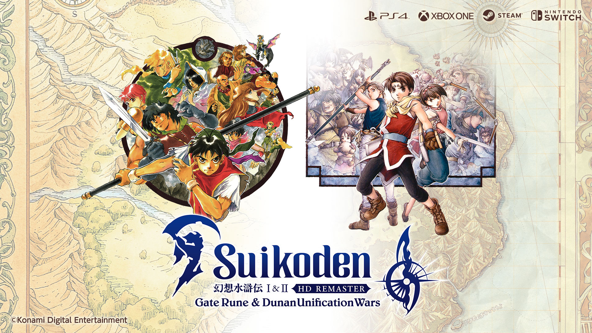 Konami Revives ‘suikoden With ‘suikoden I And Ii Hd Remaster Gate Rune And Dunan Unification Wars